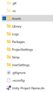 Unity – Project file structure – Aalegre