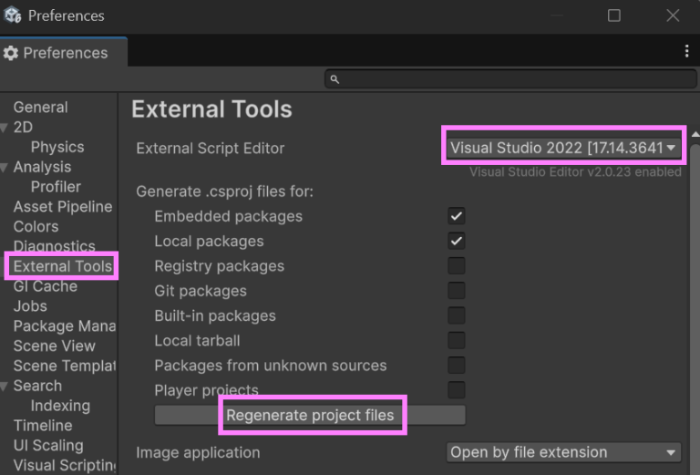How to link Visual Studio Community with Unity – Aalegre